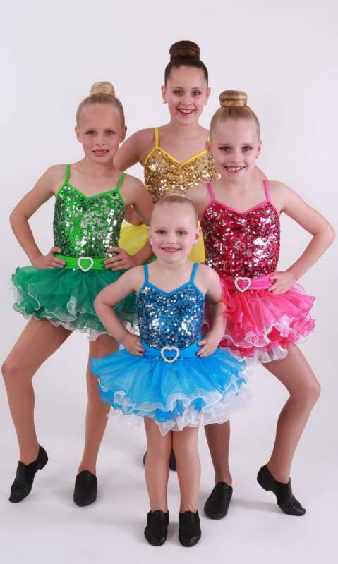 Kinetic Creations - TAPPY TOES - BRIGHTS Dance Costumes and Studio Uniforms