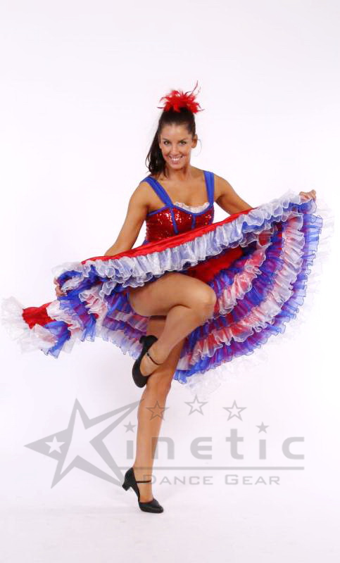 Kinetic Creations - SATINE CAN CAN SKIRT ONLY Dance Costumes and Studio ...